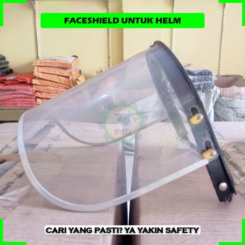 Jual Faceshield Face Shield Helm Safety Gerinda Grinda Wajah Untuk Helm ...