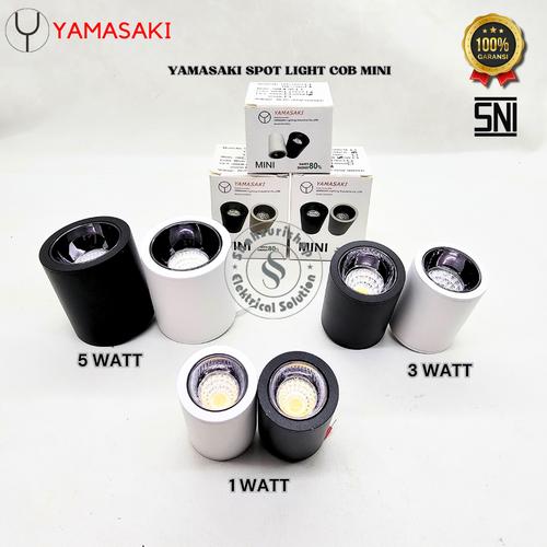 Jual YAMASAKI MINI LED SPOTLIGHT COB 1 , 3 & 5 WATT KAP BODY HITAM ...