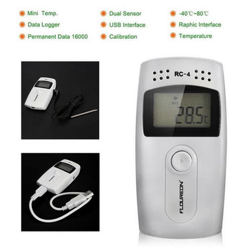 Jual ELITECH RC-4 USB Temperature Data logger Recorder External Sensor ...