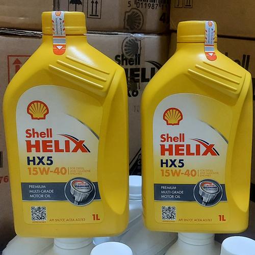 Jual oli shell HX 5 SAE 15-40 100% asli kemasan 1liter original ...