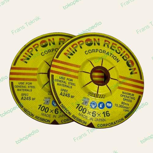 Jual Nippon Resibon Batu Gerinda Poles / Selep atau Grinding wheel 4 ...