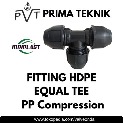 Jual Fitting HDPE Equal Tee "Irriplast" PP Compression - 20mm - Jakarta Barat ...