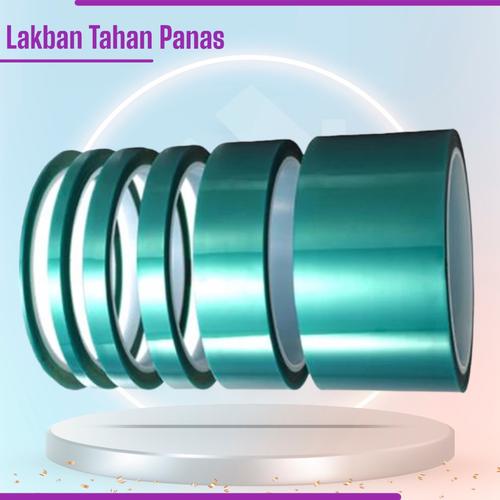 Jual Isolasi Lakban Tahan Panas Solder PCB Anodizing Masking PET Heat ...