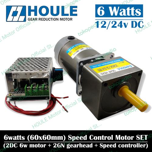 Promo HOULE Motor 6W 12v 24v DC 2DC Variable Speed Control Motor ...