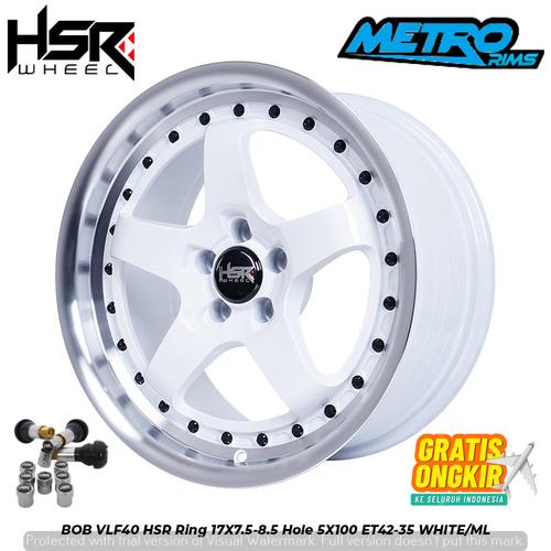 Jual VELG HSR BOB RING 17 LEBAR 75/85 BAUT 5X100 ET42-35 WHITE MACHINE LIPS - Jakarta Selatan ...