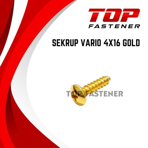 Jual BAUT SEKRUP VARIO 4X16 GOLD - Jakarta Utara - Top_Fastener | Tokopedia
