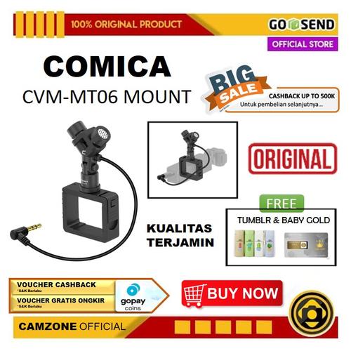 Jual Comica CVM-MT06 Camera Mount Stereo Microphone For DJI Osmo Pocket ...