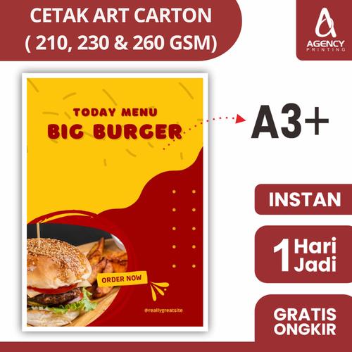 Jual Cetak Cover Buku Modul Daftar Menu Art Carton A3+ 210 230 260 Gsm ...