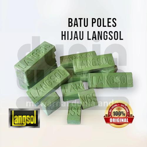 Jual LANGSOL Batu Hijau Poles Stainless Steel Ecer Eceran Ori - 1/4 ...
