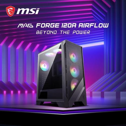 Jual Casing Gaming MSI MAG FORGE 120A AIRFLOW + 6 Fan RGB - Kota ...