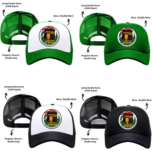 Jual Topi Partai PPP Trucker Jaring PPP Topi Partai Persatuan ...