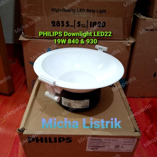 Jual PHILIPS Downlight DN393B LED22 19W/840/830 inbow/Led panel Philips ...