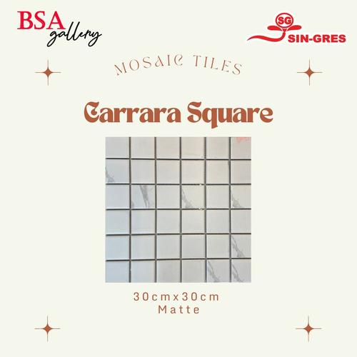 Jual MOSAIC TILE KOTAK CORAK / KERAMIK MOSAIC DINDING LANTAI / MOZAIK ...