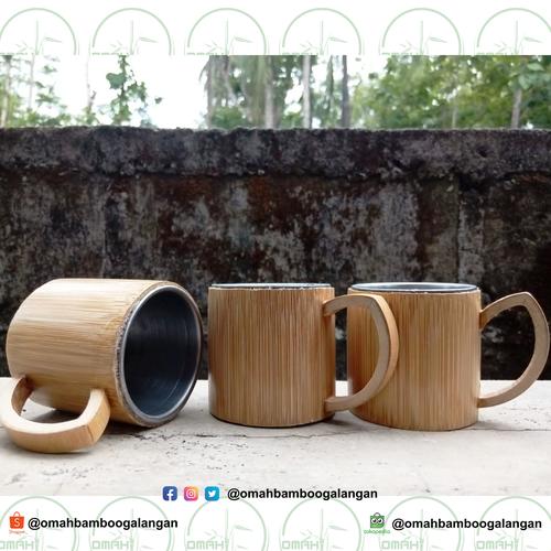 Jual Cangkir Bambu Gelas Unik Kapasitas 200 ML Cangkir Kopi Costum ...