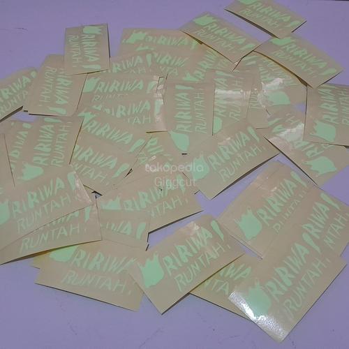 Jual Stiker / Sticker Fosfor Glow In The Dark Custom - Kab. Bandung ...