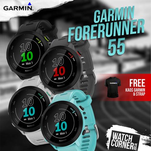 Jual Garmin Forerunner 55 GPS Original Smartwatch GARANSI RESMI TAM 2 ...