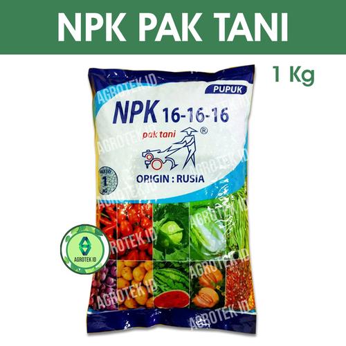 Jual Pupuk NPK 16-16-16 Pak Tani Kemasan 1 Kilogram Original Pabrik ...