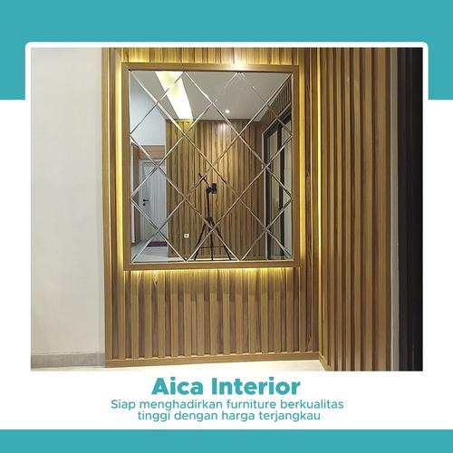 Jual wall panel cermin - Kab. Bogor - Aica furniture | Tokopedia