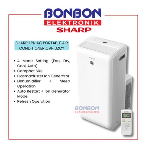 Promo SHARP AC Portable 1 PK Air Conditioner 1 PK CVP10ZCY /CV-P10ZCY ...