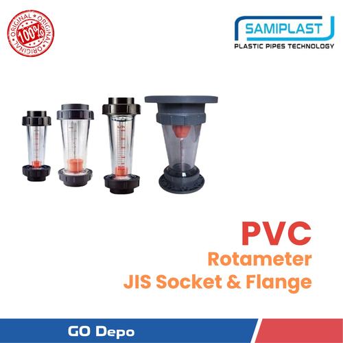 Jual SAMIPLAST UPVC Rotameter JIS Socket Flange - 3/4" x Soc - Jakarta ...