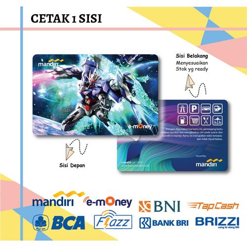 Jual KARTU EMONEY SUPERHERO ROBOT BIRU GUNDAM MANDIRI BCA BNI BRI - 1 ...