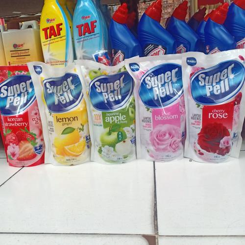 Jual Super Pell SuperPell Pembersih Lantai 770ml Pouch Refill - Cherry Red - Kota Surabaya ...