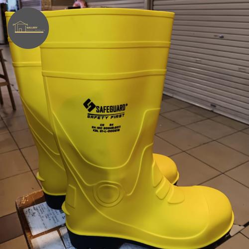 Jual SEPATU SAFETY BOOT PVC / SAFETY BOOT KERJA SAFEGUARD LX-102 ...