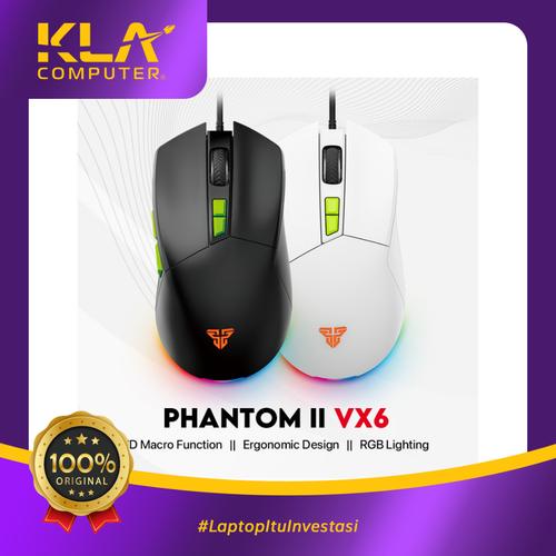 Jual Fantech Mouse PHANTOM II VX6 Mouse Gaming Macro RGB - WHITE - Kab. Sleman - KLA Komputer ...