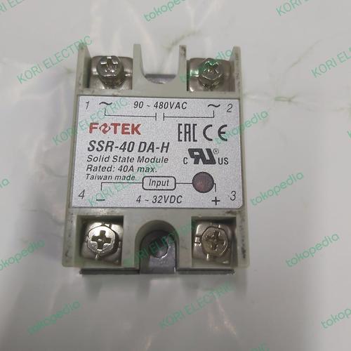 Jual Fotek SSR 40AA SSR-40AA Solid State Relay AC to AC input 80-240v - Kab. Bogor - KORI ...