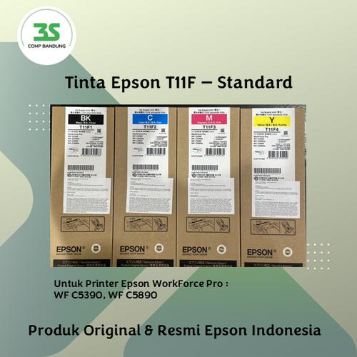 Jual Tinta Epson T11F T 11 F - Tinta Printer Epson WF C5390 WF C5890 - ORI - Black - Kota ...