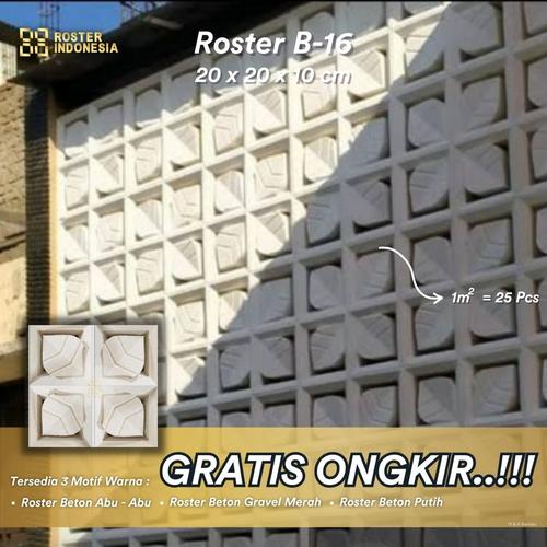 Jual Roster Beton Minimalis, Roster Modern, Roster Daun Beton, Uk ...