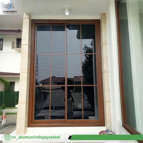 Jual Kusen Aluminium Motif Urat Kayu Custom Ukuran - Kota Bekasi - CV ...