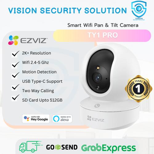 Jual Camera CCTV Ezviz by Hikvision TY1 PRO 4MP 2K+ Two-way Talk - UNIT ...