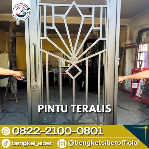 Jual pintu tralis besi pintu teralis minimalis - Tipe 8 - Kota Malang ...