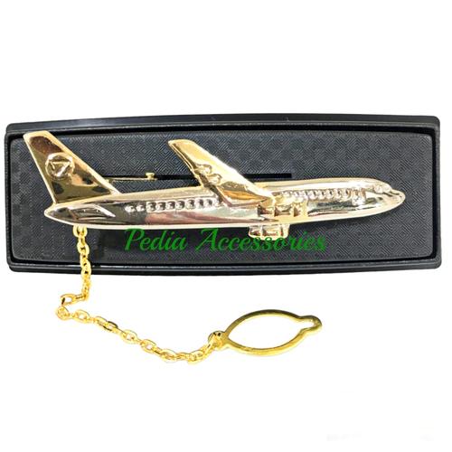 Jual Jepit Dasi / Pin Tie Motif Pesawat Kualitas Premium 6cm - Jakarta ...