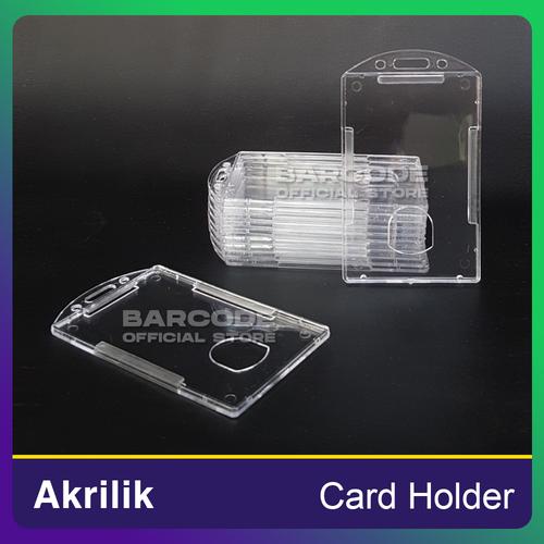 Jual Casing Acrylic Kartu ID Card PVC Transparan Bening Mika Acrilic ...