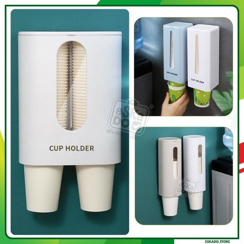 Jual Tempat Penyimpanan Paper Cup Dispenser Gelas Plastik Paper Cup ...