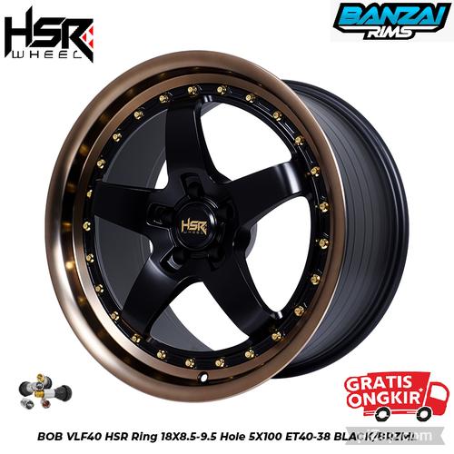 Jual paketan velg hsr bob dan ban michelin primacy 4 ukuran 225 50 r18 ...