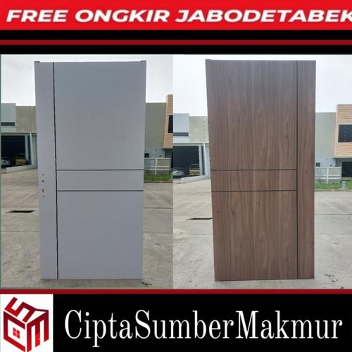 Promo Pintu Utama / Pintu Kamar Wood Engineering HDF TOP White & Wood ...