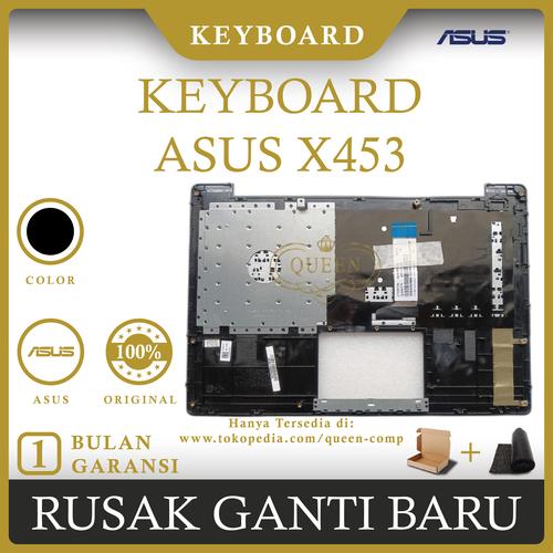 Jual KEYBOARD FRAME LAPTOP ASUS X453 X453MA ORIGINAL - Hitam - Kota ...