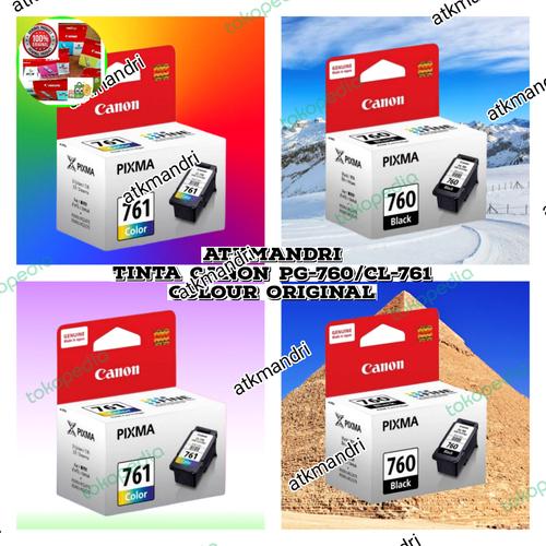 Jual TINTA CANON PG-760 BLACK ORIGINAL NEO - COLOUR - Jakarta Selatan ...