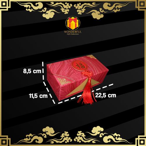Jual Hardbox Imlek Magnet/Kotak Imlek Model Piramid Wallpaper MERAH ...