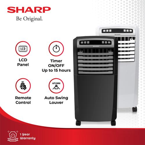 Promo Sharp Air Cooler PJ-A55TY-W Twice Cooling White 100 Watt Cicil 0% ...