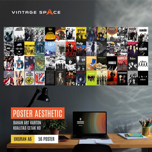 Jual Poster Dinding A6 Band britpop/oasis,weezer/oasis /Poster ...