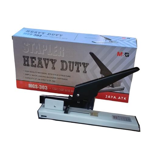 Jual STAPLER STAPLES JILID 100 LBR HEKTER HEAVY DUTY M&G 303 STEPLER ...