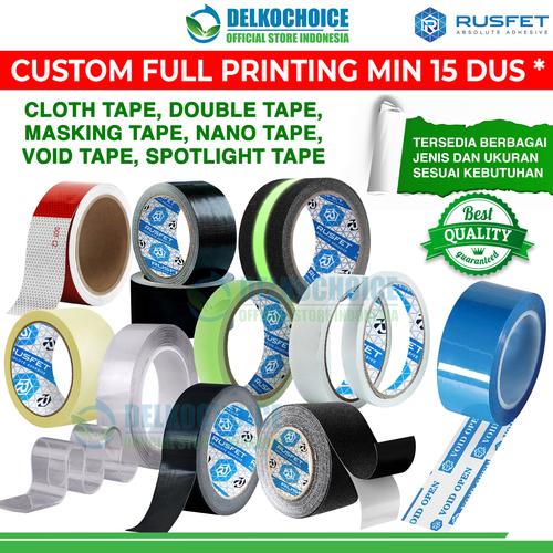 Jual Lakban Security Void Spotlight Masking / Nano / Cloth / Double ...