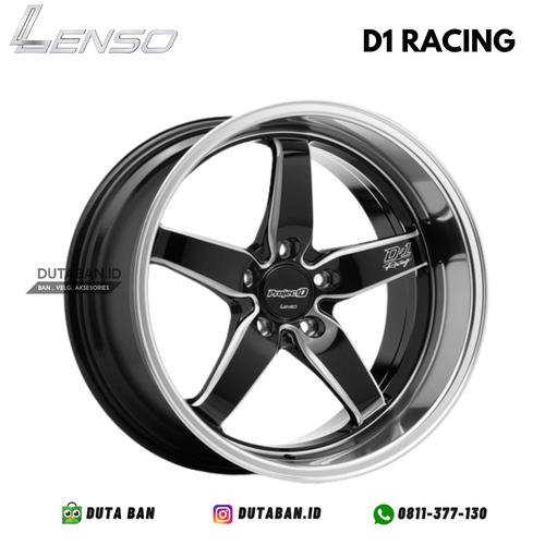 Jual Velg Original R18 18x8.5" 5x114.3 ET 35 Lenso D1 Racing Black ...