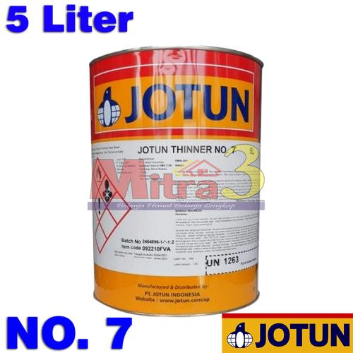 Jual Thinner JOTUN No.7 5L / Tiner Minyak Cat Antifouling Anti Fouling ...