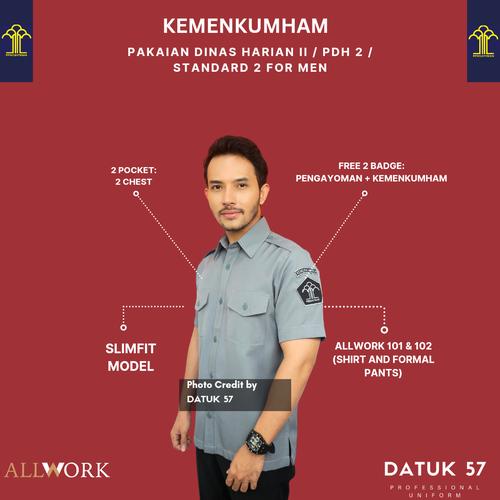 Jual Seragam Kemeja PDH Kemenkumham Kementerian PDH Lapas PDH Imigrasi ...