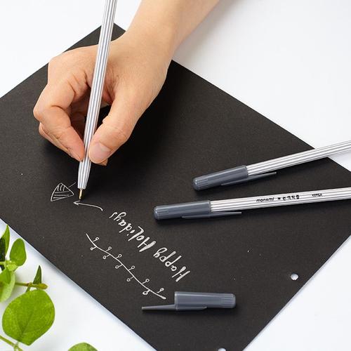 Promo Monami Silver Big Ball Point Marking Pen | Pulpen Pena Untuk ...